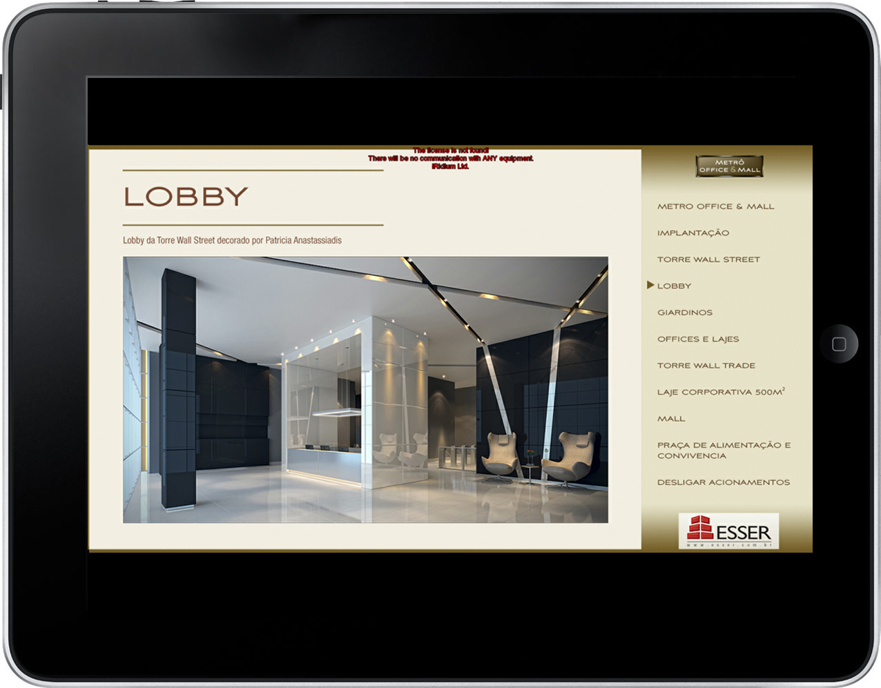 iRidi-based project "Sales Stand Esser". Controling HDL-BUS Pro, A/V ...